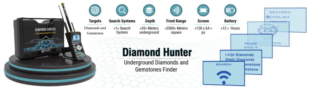 DIAMOND HUNTER for Detecting Diamonds & Gemstones